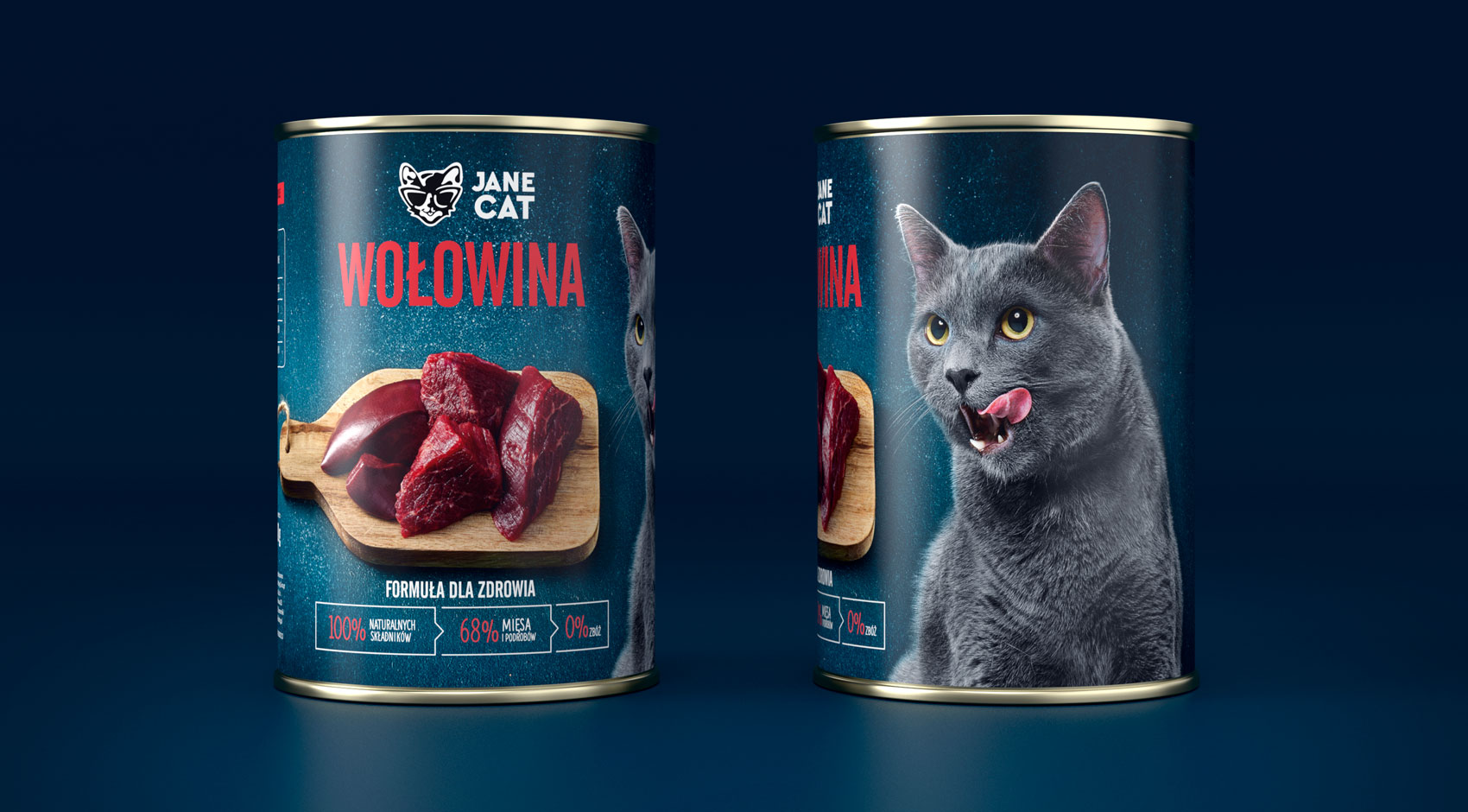 Monobiałkowa karma mokra dla kota Wołowina premium Jane Cat | sklep ...