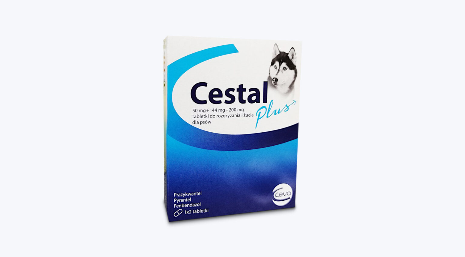 Cestal Plus dla psa tabletki na odrobaczenie 2 tabletki | sklep John Dog