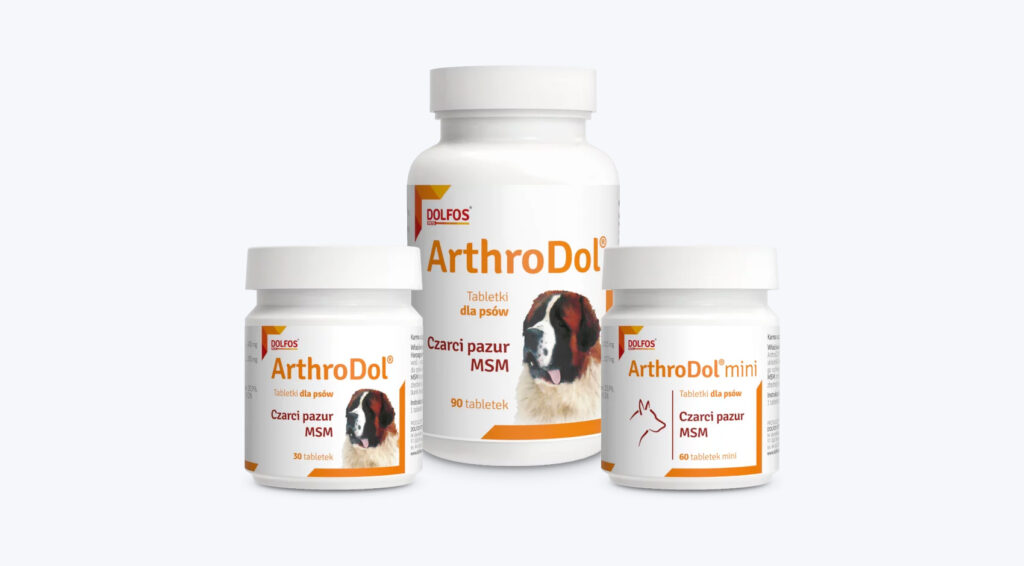 Suplement na stawy dla psa ArthroDol Dolfos 30 tab | sklep John Dog